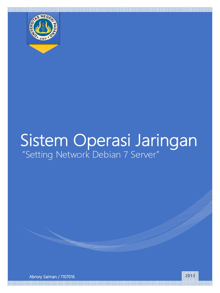 Sistem Operasi Jaringan: "Setting Network Debian 7 Server" | PDF | Operating System Families ...