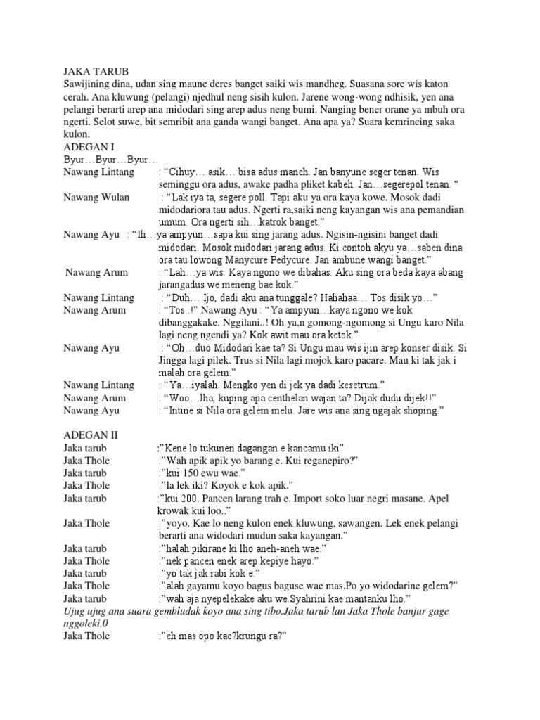 JAKA TARUB Revisi Guys | PDF