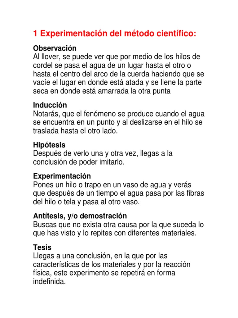 Experimentos Científicos Escolares | PDF | Huevo como alimento | Hielo