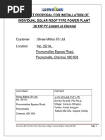 Solar Project Proposal PDF | PDF | Solar Power | Solar Panel