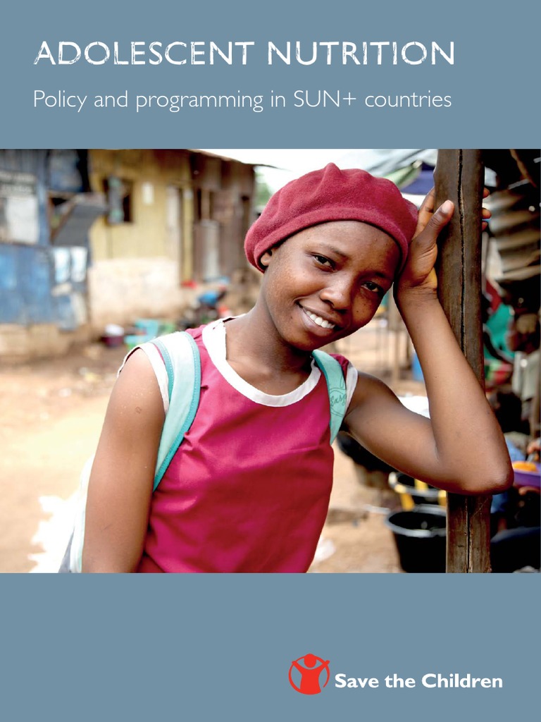 Adolescent Nutrition | PDF | Malnutrition | Adolescence