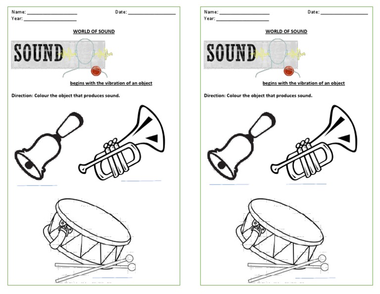 Year 1 Music Worksheet | PDF