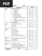 Work Immersion Portfolio Scoring Rubric | PDF | Rubric (Academic ...