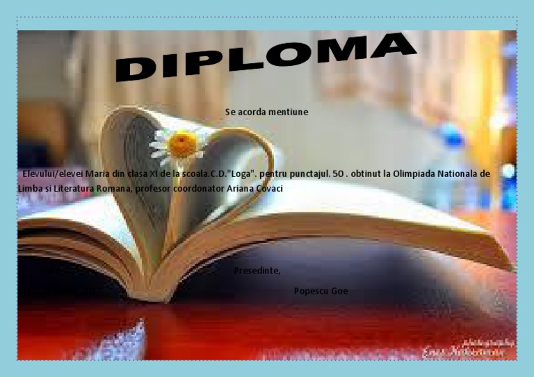 Macheta Diploma | PDF