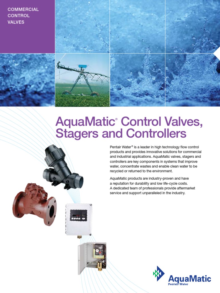 AquaMatic Valve Overview Brochure 1018192 PDF | PDF | Valve | Flow ...