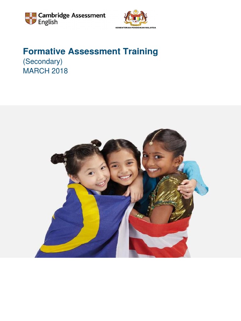 Secondary Formative Assessment Training | PDF