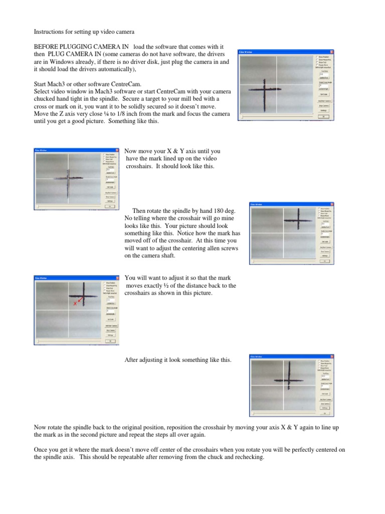 Mach3 - Camera Alingment | PDF