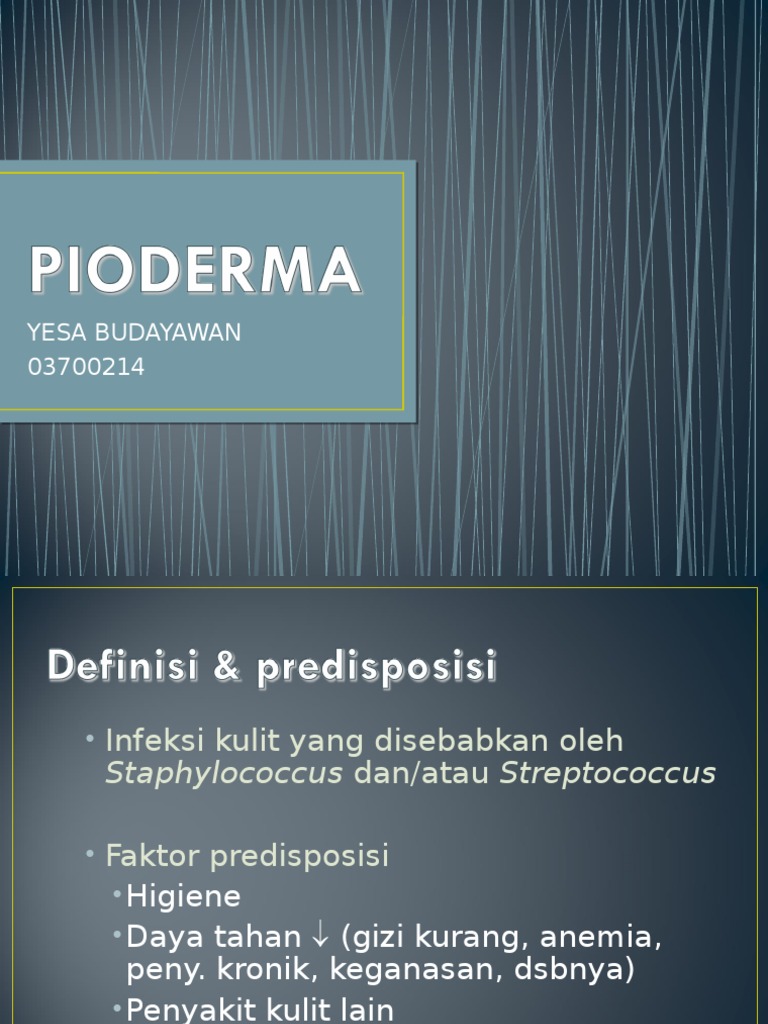 Pioderma | PDF