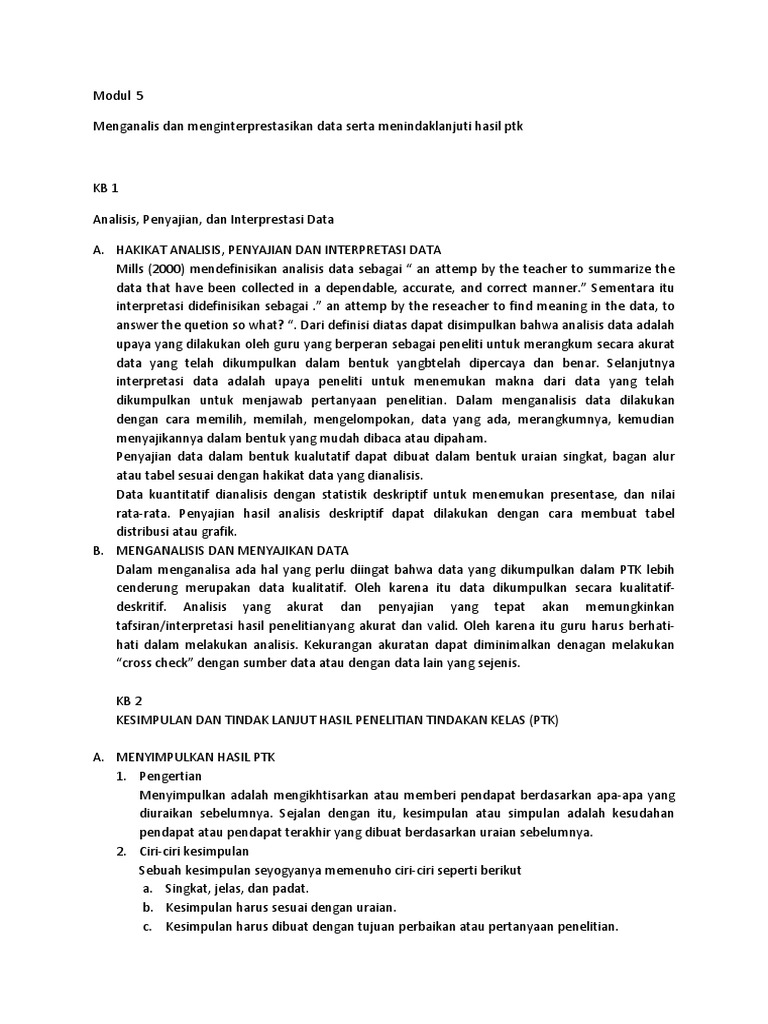 Modul 5 | PDF