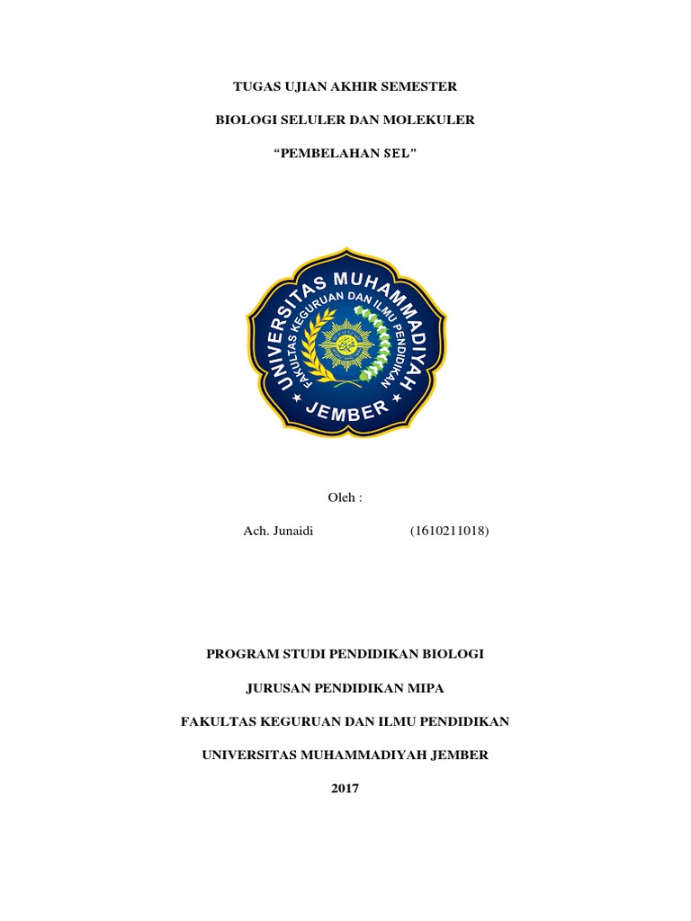 Tugas Ujian Akhir Semester Biologi Seluler Dan Molekuler "Pembelahan Sel" | PDF | Meiosis | Ploidy