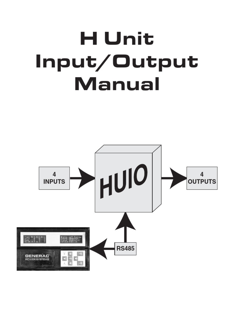 Manual Panel H-100 IO | PDF | Input/Output | Electrical Engineering
