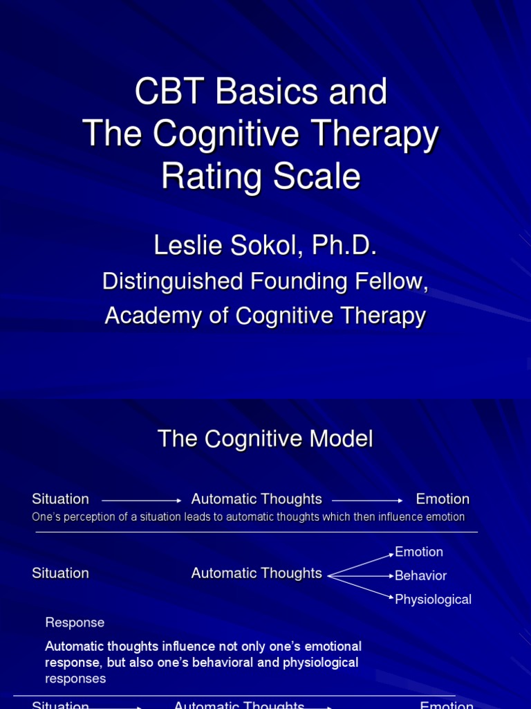 CBT Basics and CTRS-2-13 | PDF | Cognitive Behavioral Therapy ...