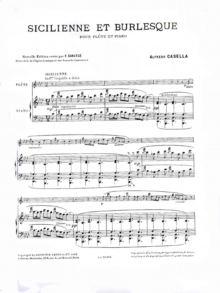 Flauta y Piano PDF | PDF