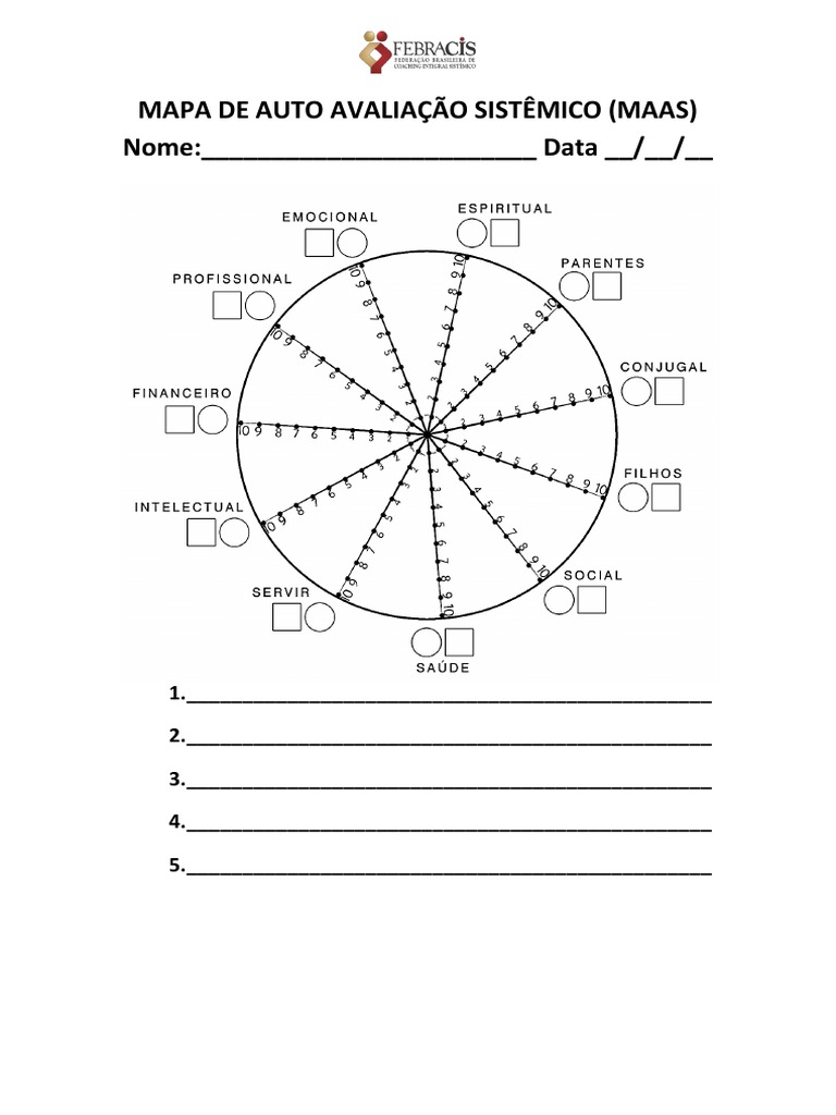 Mapa de Auto Avaliação Sistêmico Maas 1 PDF | PDF