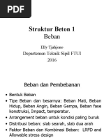 Jenis Beban dalam Desain Struktur | PDF
