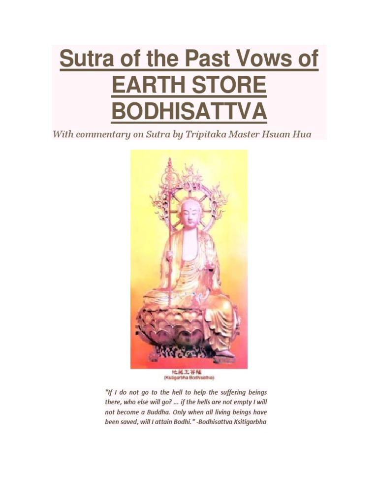 Earth Store Bodhisattva | Buddhist Texts | Bodhisattva