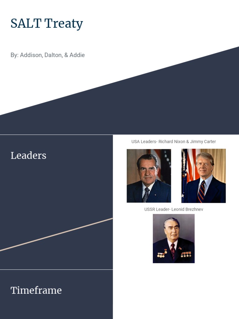 Salt Treaty | PDF