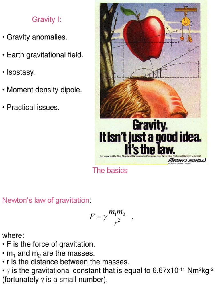 Gravity I:: - Gravity Anomalies. - Earth Gravitational Field ...