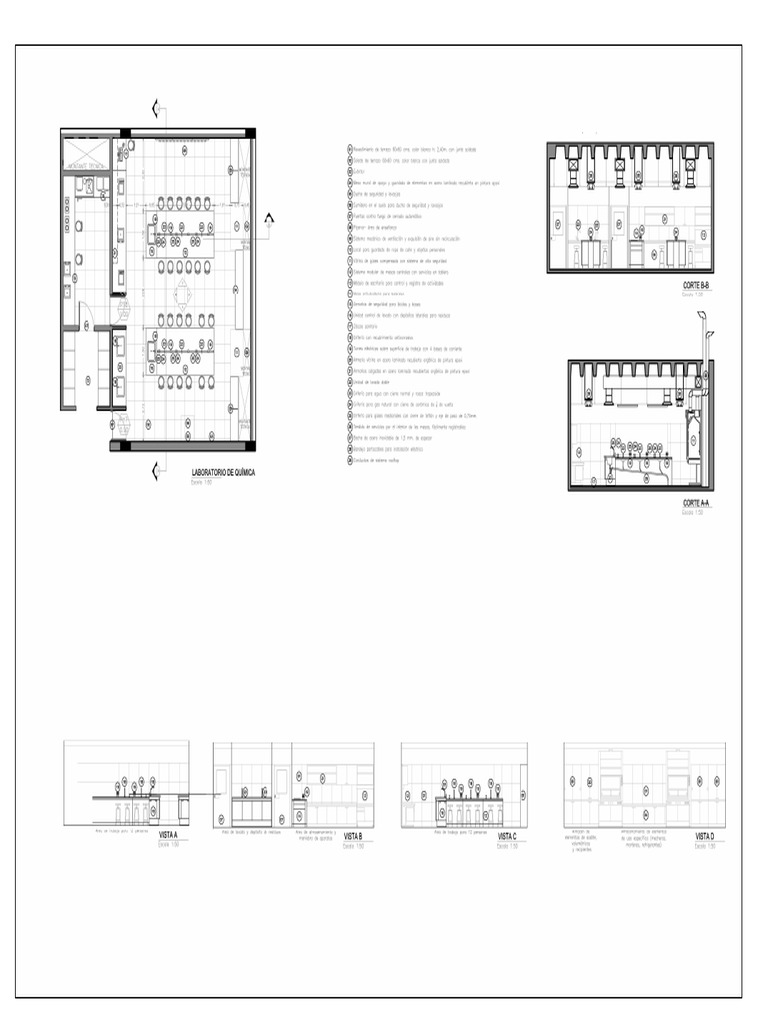 Planos de Laboratorio de Quimica 5436 | PDF