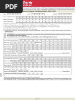 Kotak Mahindra Bank Account Modification Form | PDF | Debit Card | Banks