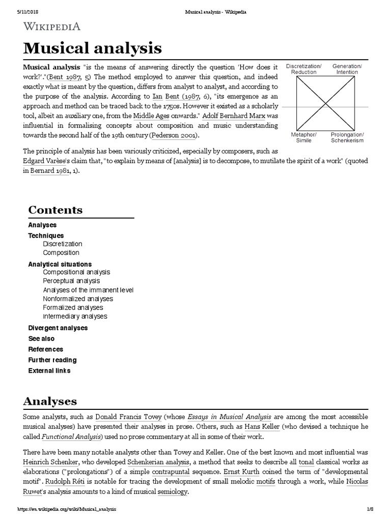 Musical Analysis | PDF | Music Theory | Musicology