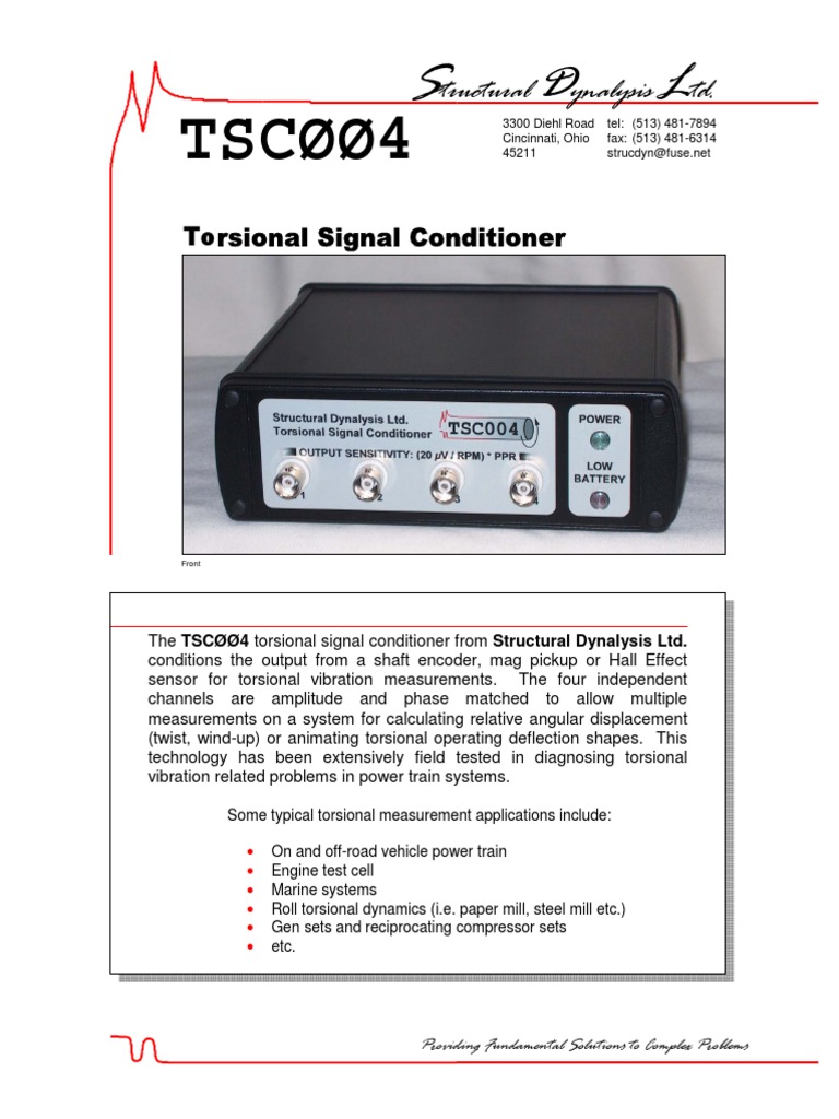 Torsional Modal Shop | PDF | Hertz | Frequency Modulation