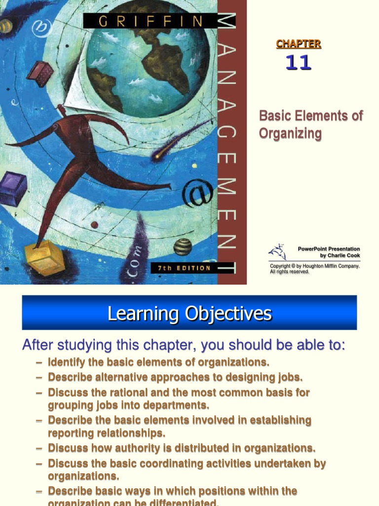 Basic Elements of Organizing | PDF | Behavioural Sciences | Business