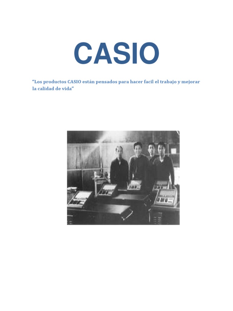 CASIO | PDF | Science | Electrónica