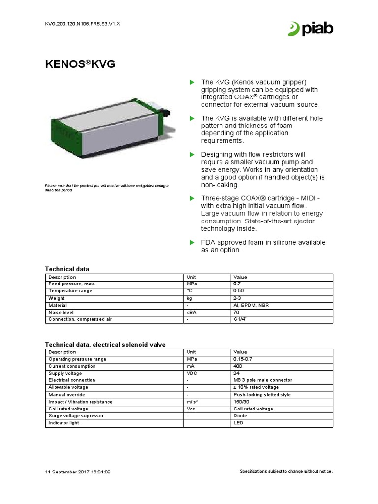 Data Sheet | PDF | Vacuum | Voltage