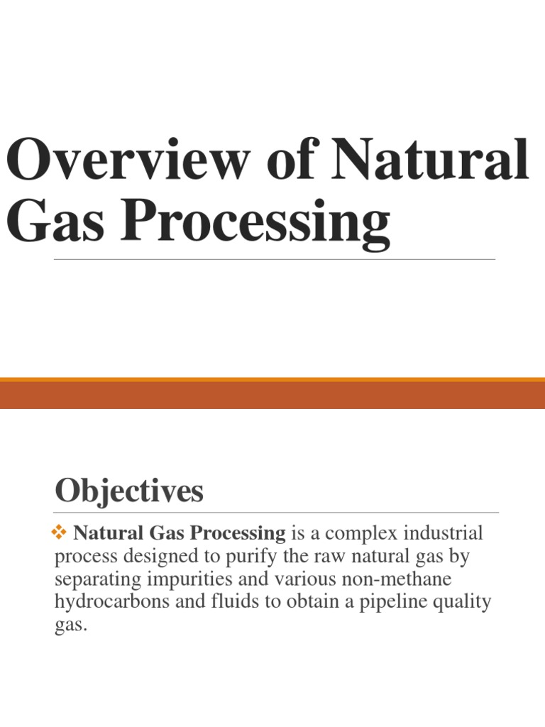 Overview of Gas Processing | PDF | Natural Gas Processing | Natural Gas