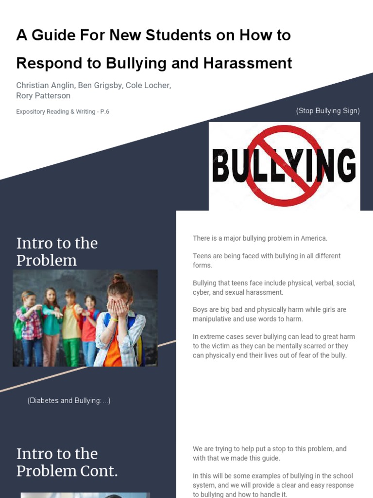 Bullying Project | PDF | Bullying | Cyberbullying