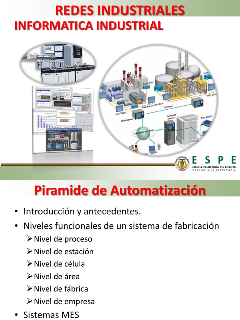 Clase 2-Introduccion Informatica Industrial | PDF | Automatización | Scada