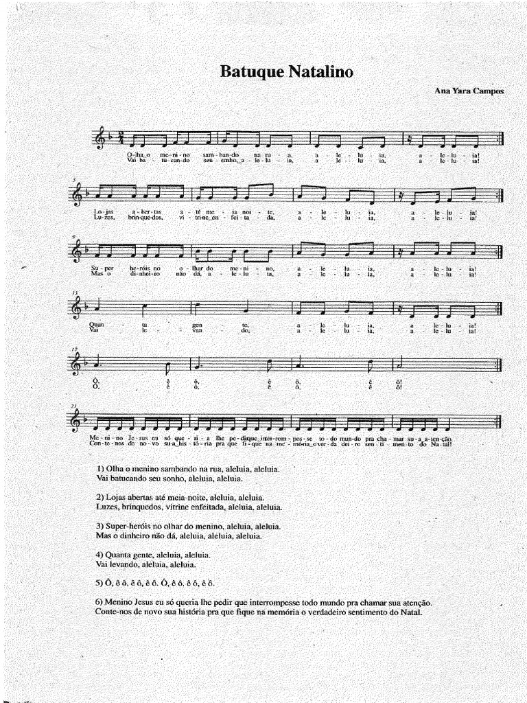 Batuque Natalino PDF | PDF
