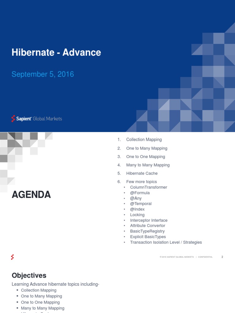 Hibernate - Advance | PDF | Method (Computer Programming) | Database Index Hibernate - Advance | PDF | Method (Computer Programming) | Database Index