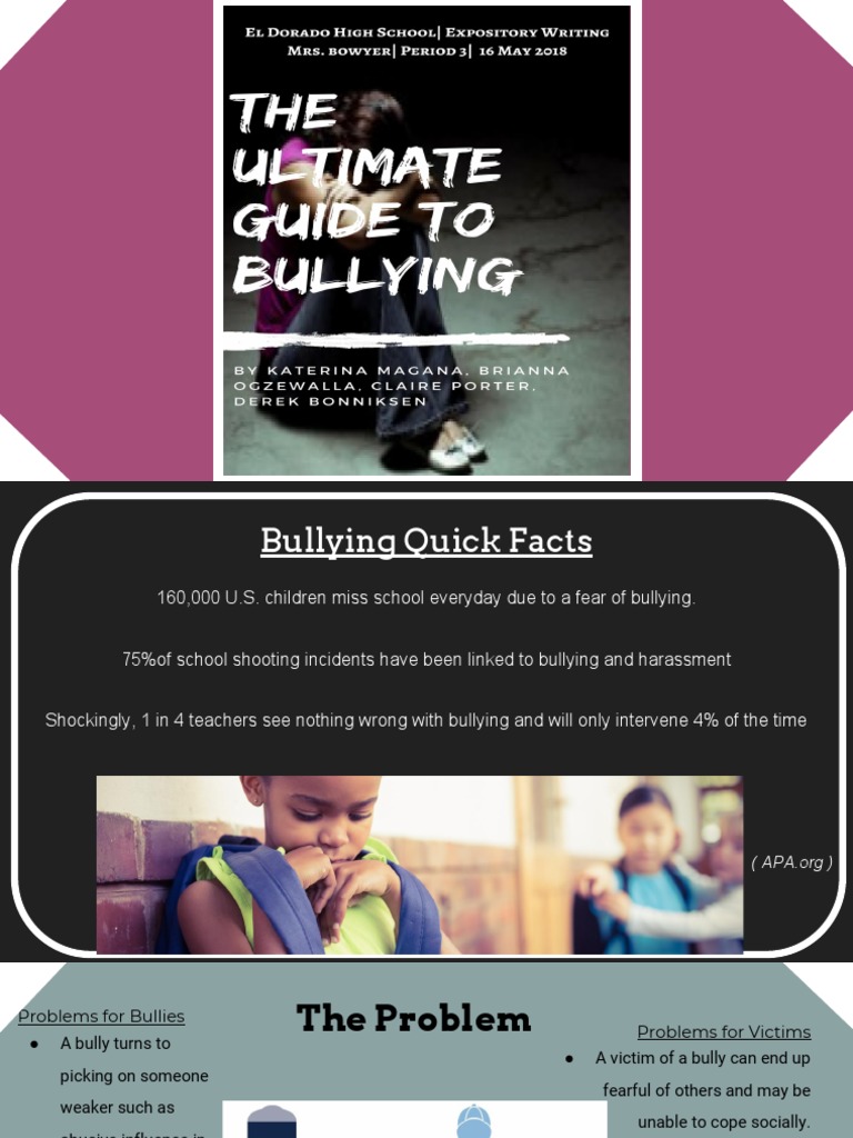 Bullying Project | PDF | Bullying | Cyberbullying