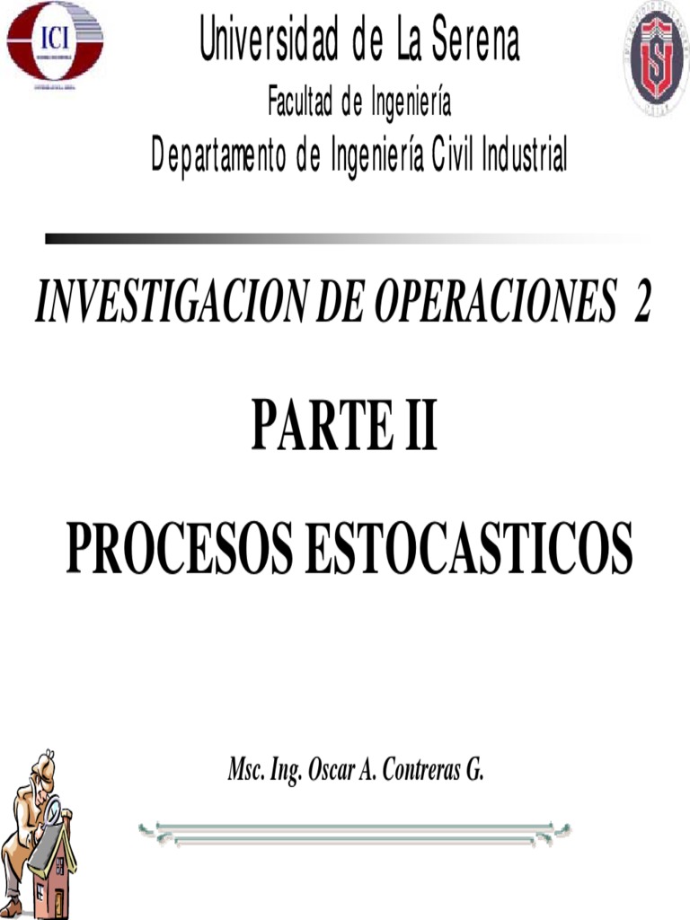 Procesos Estocásticos y Cadenas de Markov | PDF | Cadena Markov ...