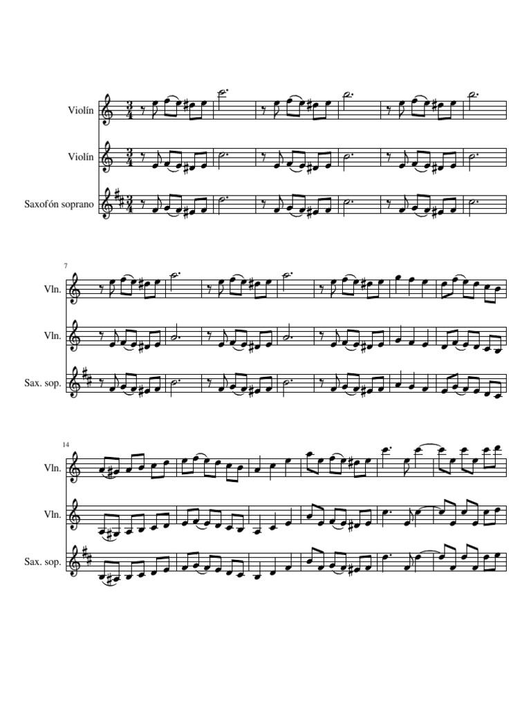 La Partida Partitura Y Partes Pdf Pdf