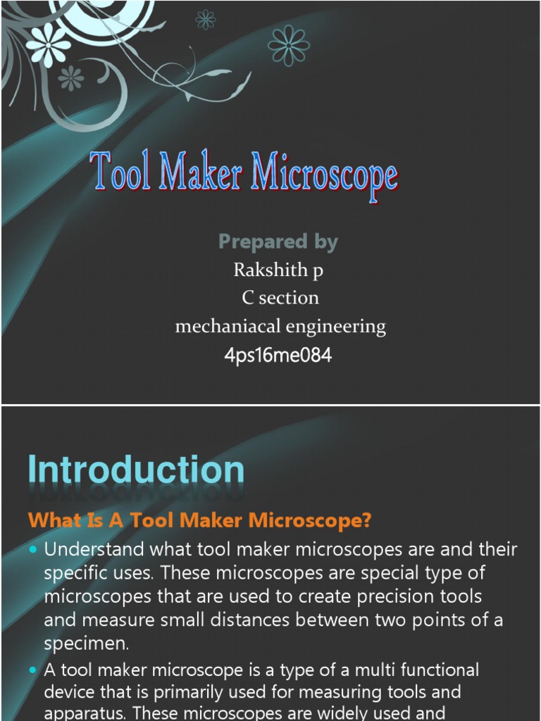 Tool Makers Microscope | Download Free PDF | Microscope | Tools