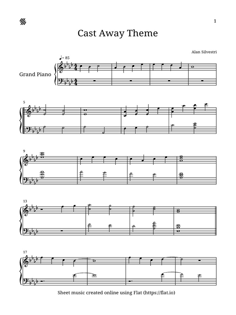 Cast Away Theme | PDF