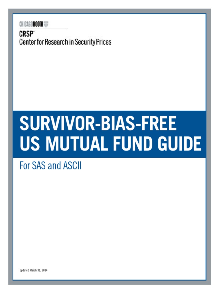 CRSP MFDB Guide | PDF | Mutual Funds | Dividend
