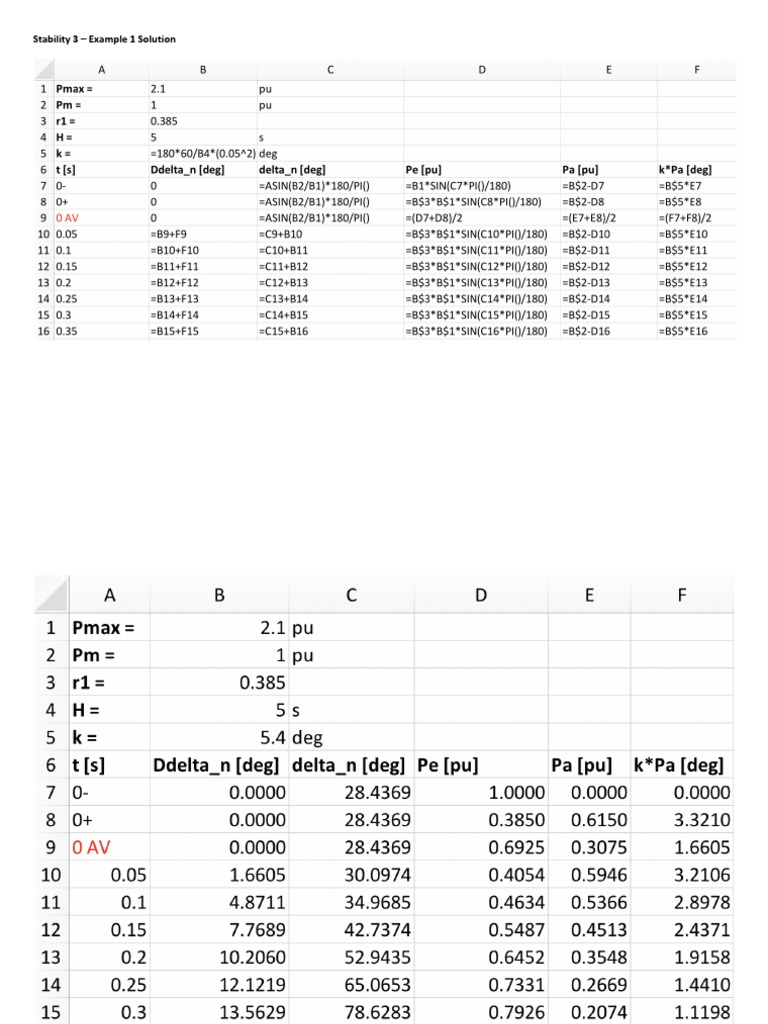 Stability 3 - Example 1 Solution | PDF