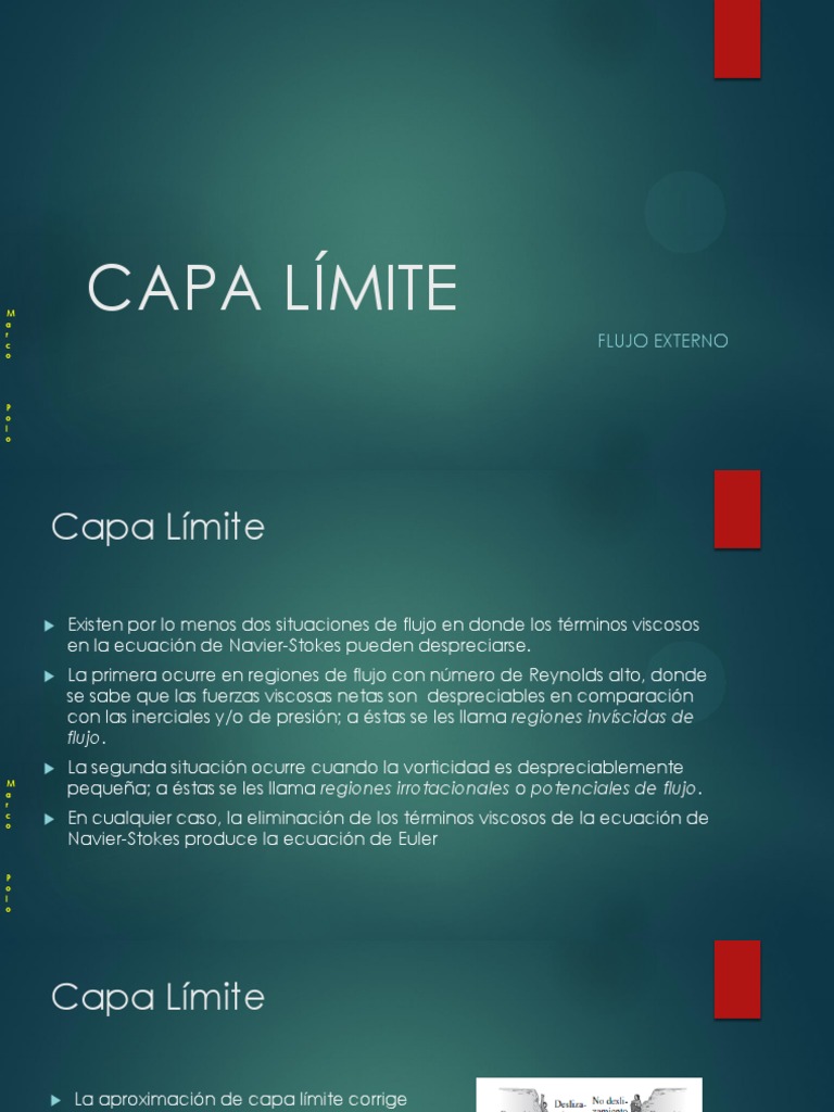 Capa Límite | PDF | Capa límite | Numero Reynolds