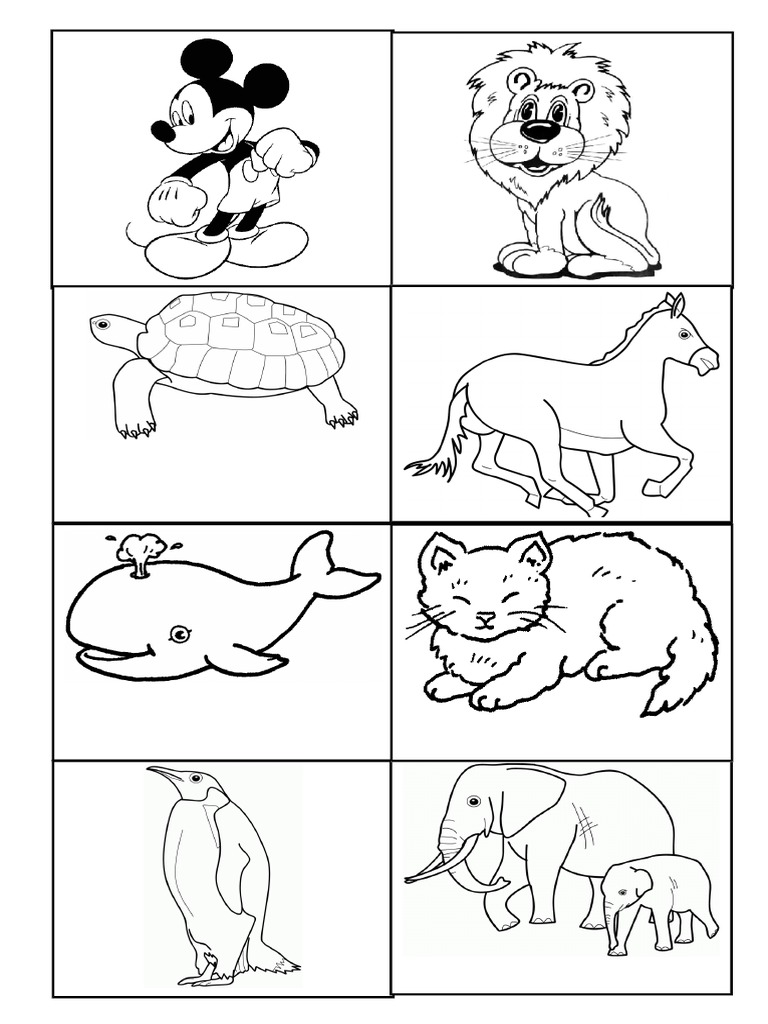 Gambar Binatang Siap Print | PDF