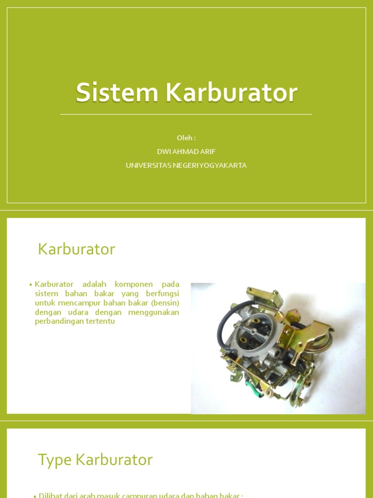 Karburator | PDF
