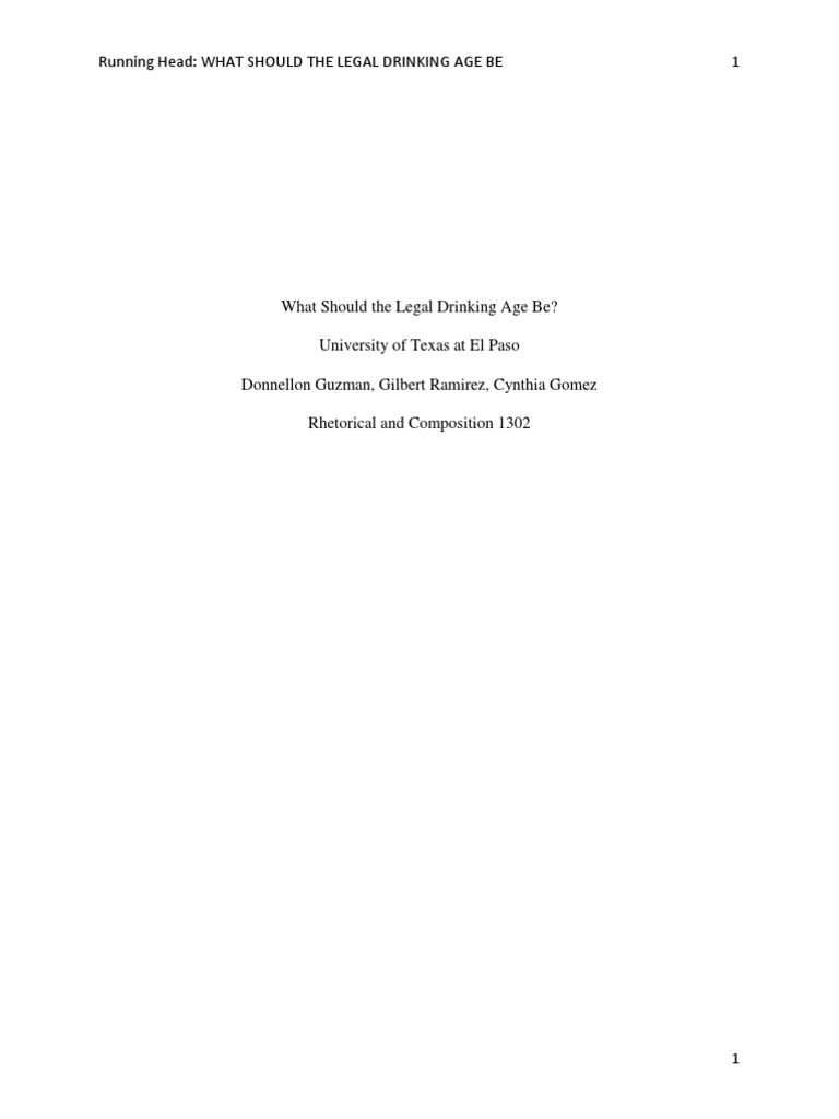 Drinking Age Debate | PDF | Adolescence | Traffic Collision