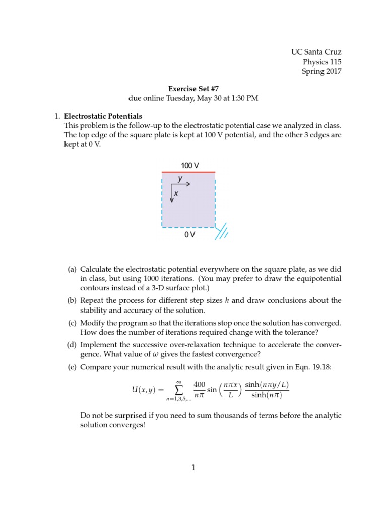ExerciseSet7 Phys115 | PDF