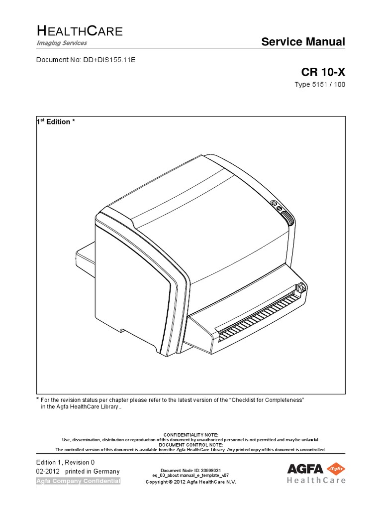 Agfa Cr10-x Digitizer | PDF | Icon (Computing) | Laser