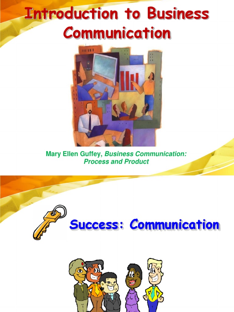 Week 1 (Introduction To Business Communication) | PDF