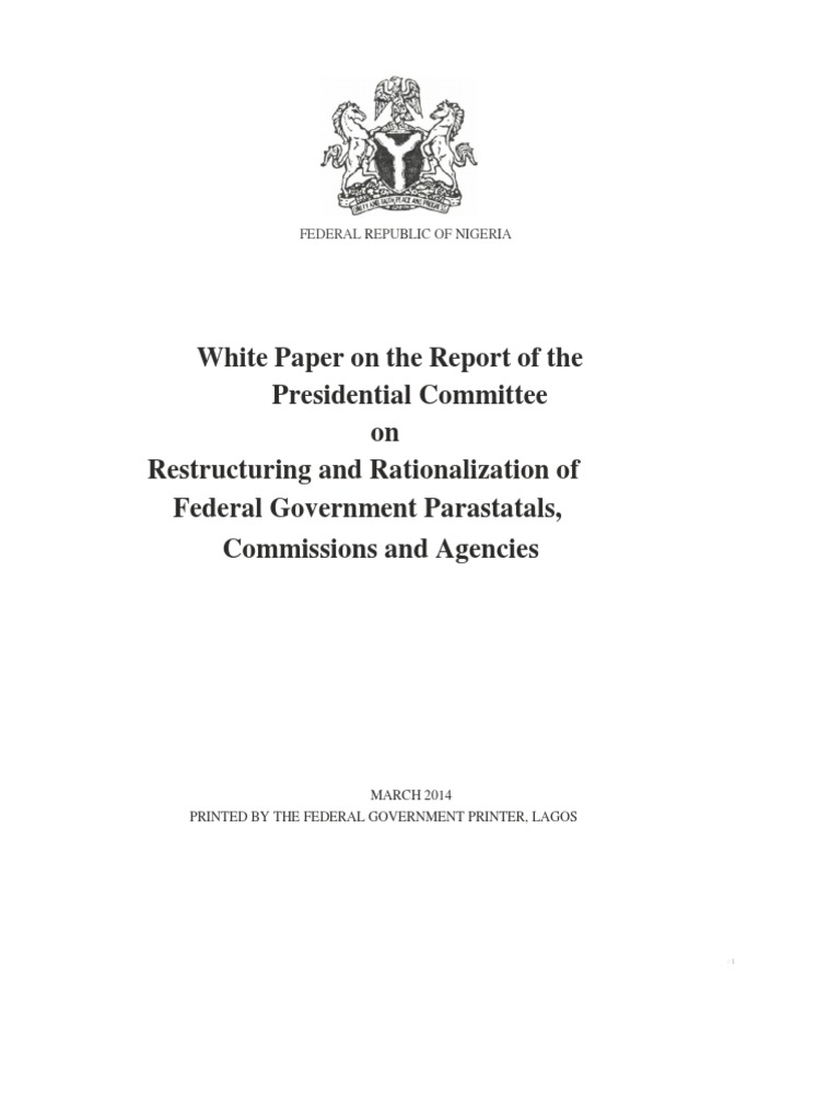 White Paper Report | PDF | Pension | Federal Government Of The United ...