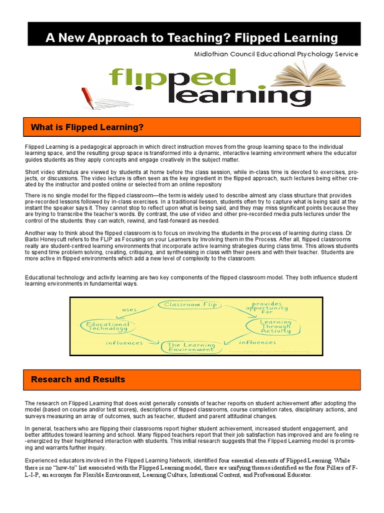 Flipped Learning | PDF | Learning | Teachers